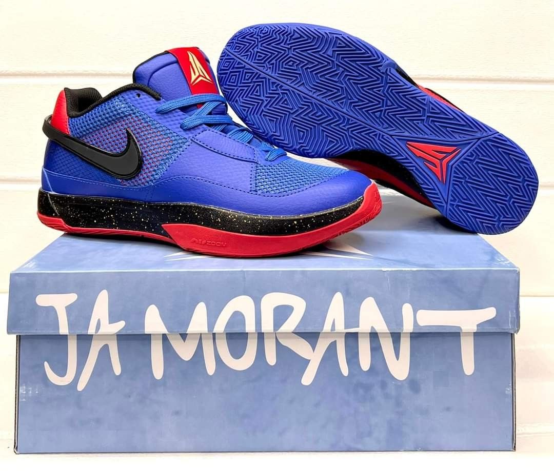 Ja Morant 1 blue red, Men's Fashion, Footwear, Sneakers on Carousell