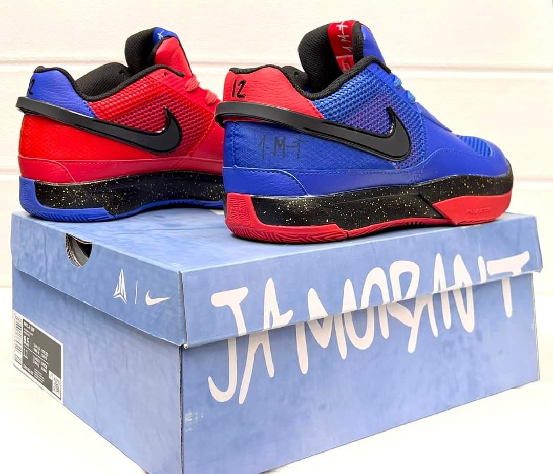 Ja Morant 1 blue red, Men's Fashion, Footwear, Sneakers on Carousell