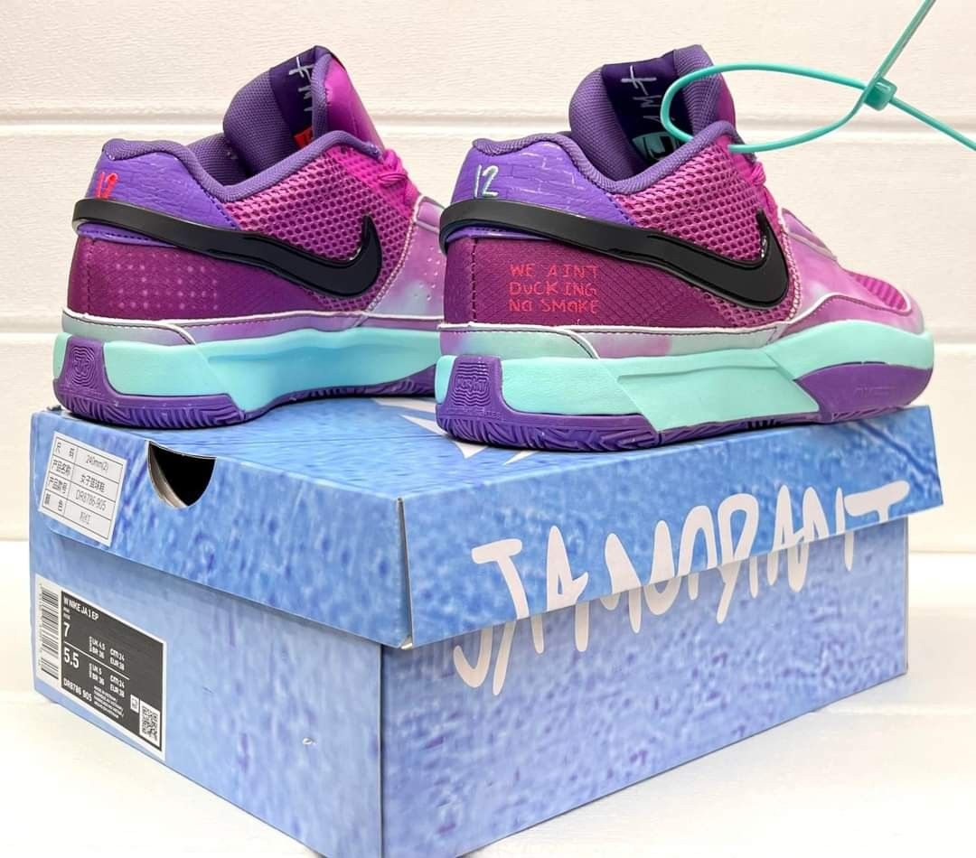 Ja morant 1 purple, Women's Fashion, Footwear, Sneakers on Carousell