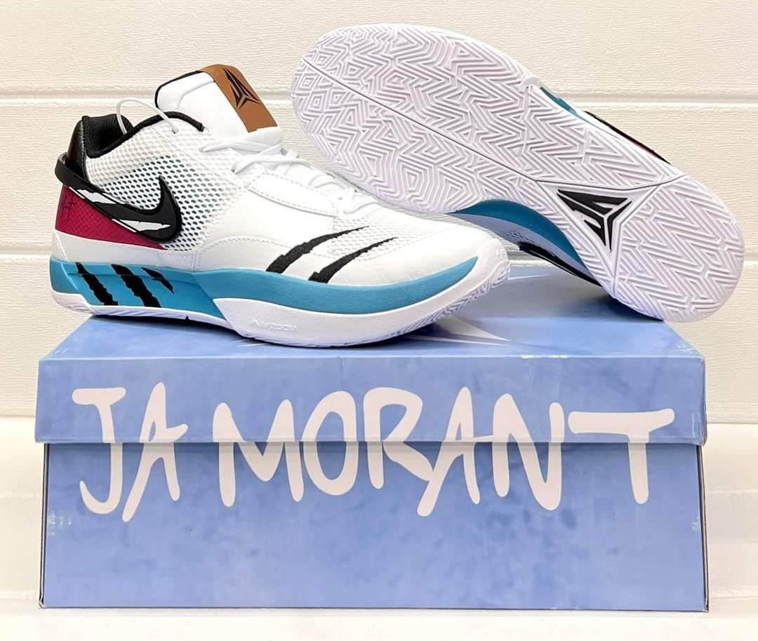 Ja Morant 1 white, Men's Fashion, Footwear, Sneakers on Carousell