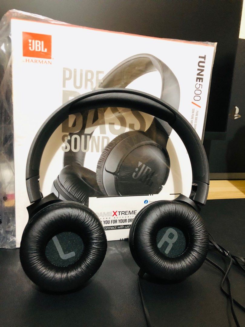 JBL Tune 500 Pure Bass Sound, Audio, Headphones & Headsets on Carousell