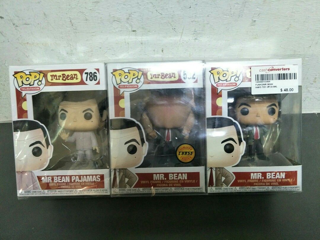 JE-Funko Pop! Mr Bean Set 3PC (Included Limited Edition), Hobbies & Toys, Toys & Games on Carousell
