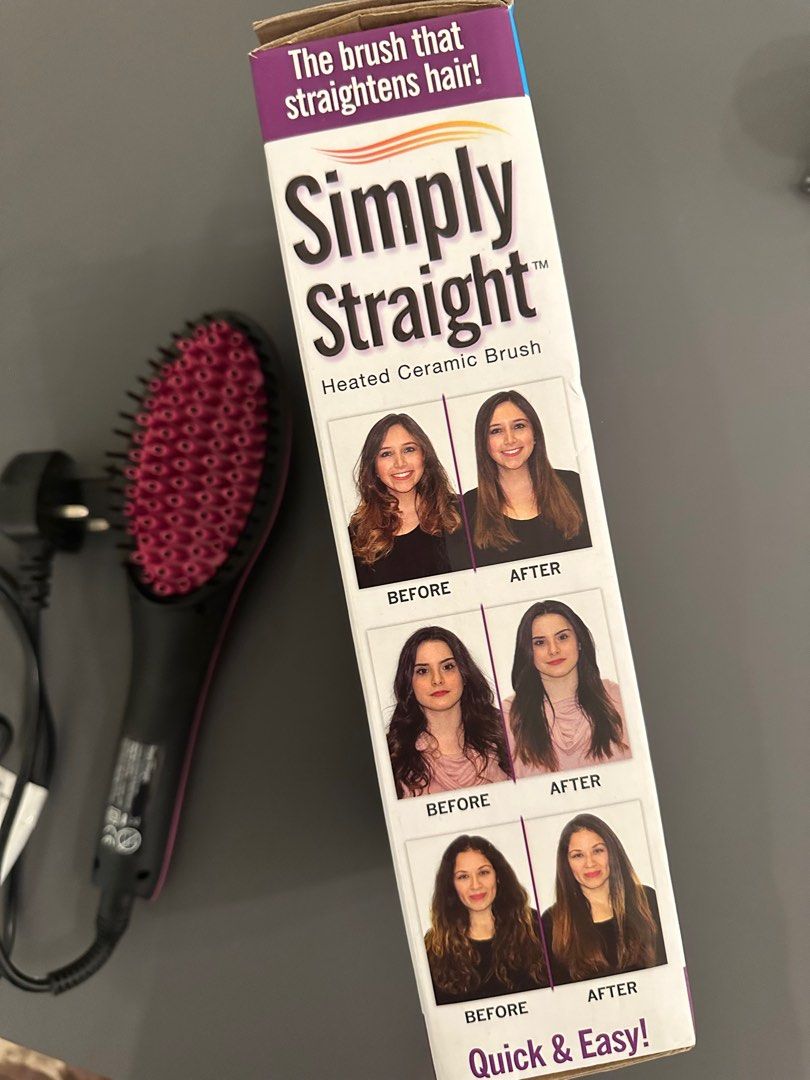 JML Straightener Brush, Beauty & Personal Care, Hair on Carousell