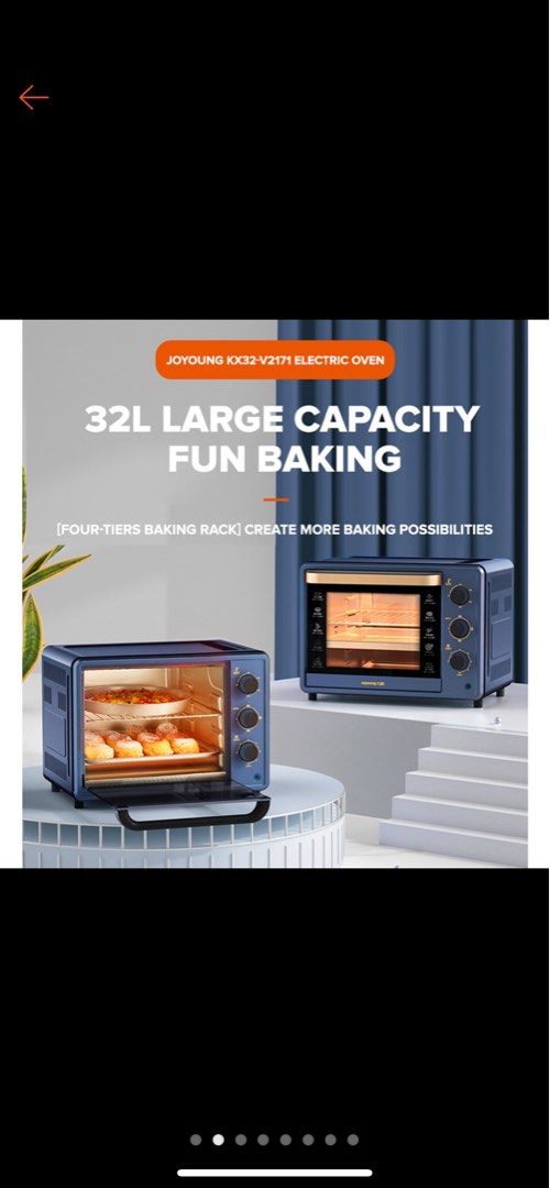Joyoung 32L Electric Oven 1500W | Premium Design Oven, TV & Home ...