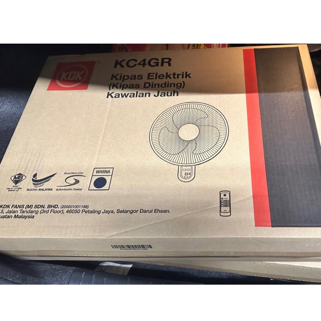 KDK Wall Fan KC4GR, Furniture & Home Living, Lighting & Fans, Fans on ...