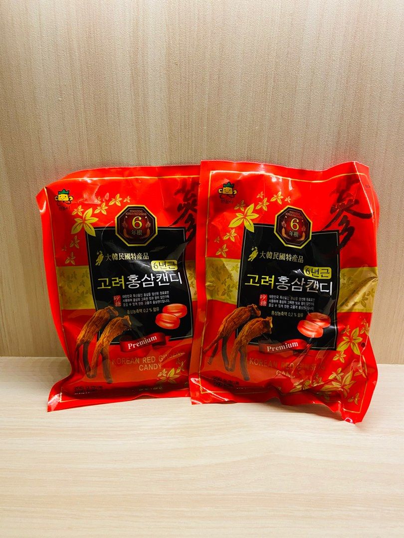 Korean Red Ginseng Candy (200g packs), Food & Drinks, Other Food ...