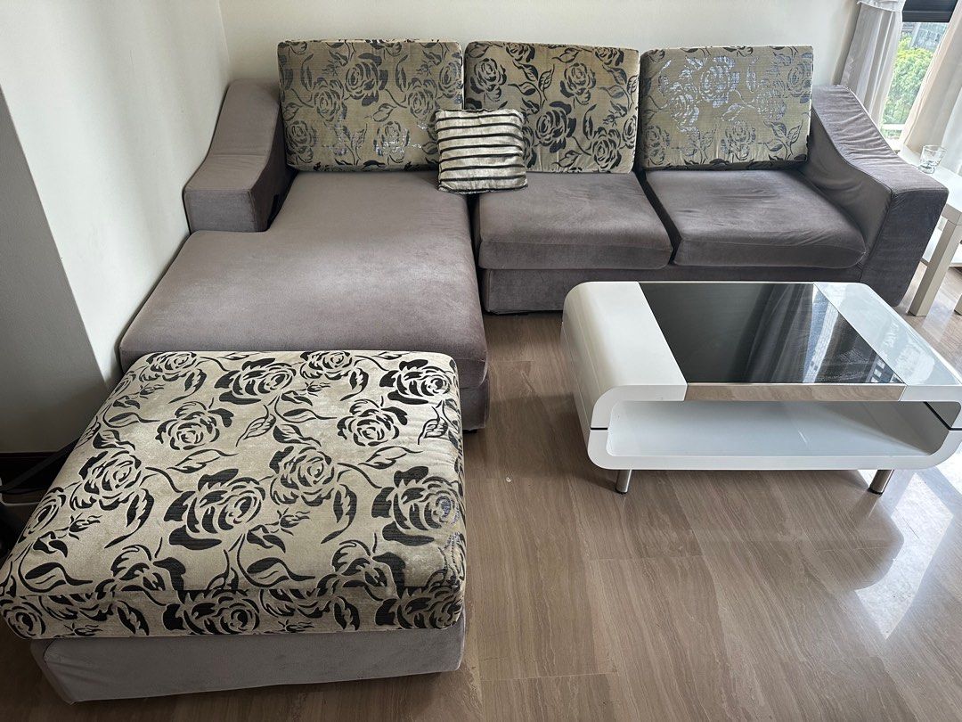 L Shape Sofa, Furniture & Home Living, Furniture, Sofas on Carousell