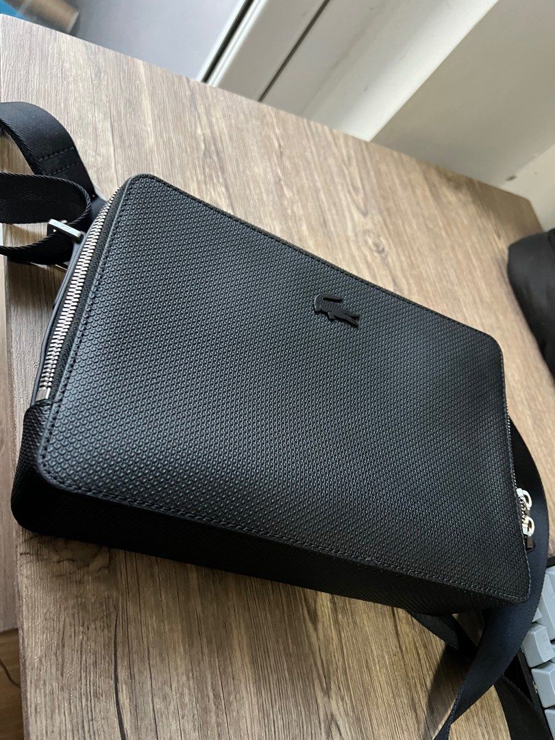 Lacoste Chantaco leather bag, Luxury, Bags & Wallets on Carousell