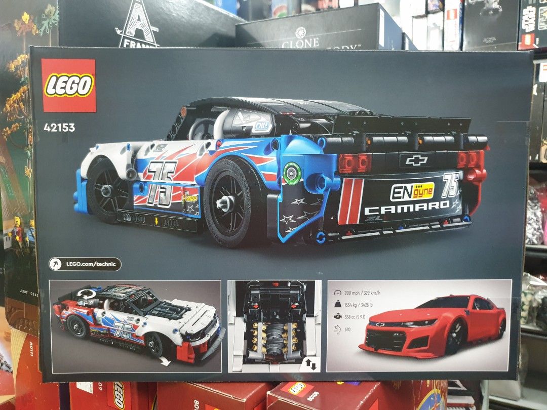 Lego Nascar Next Gen Chevrolet Camaro ZL1 42153, Hobbies & Toys, Toys ...