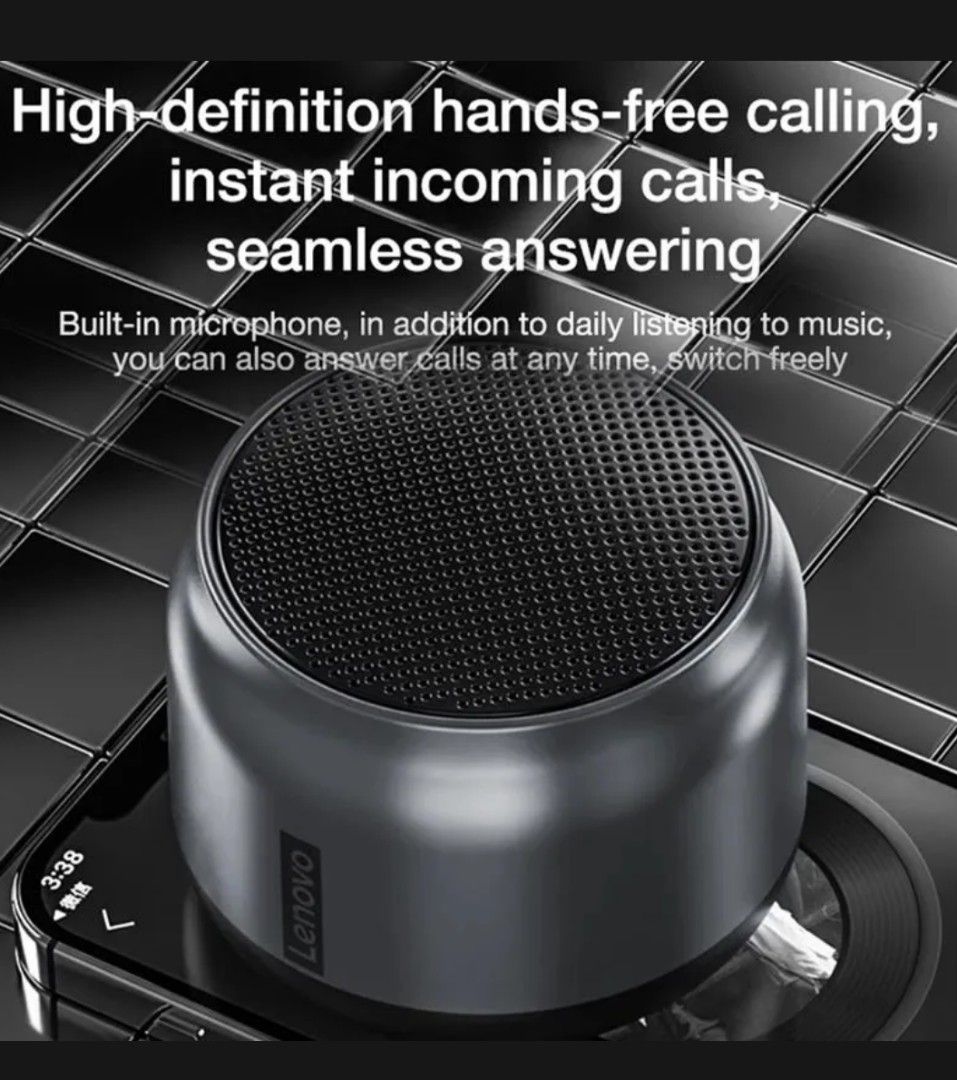 Lenovo K30 Bluetooth Mini Speakers 3D Stereo Surround Sound Subwoofer Wireless Bluetooth Speaker ...