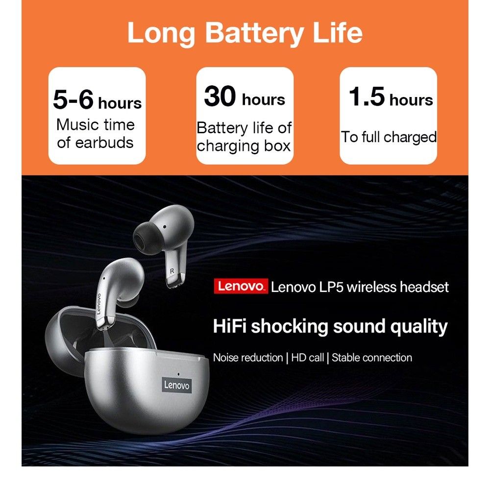 Lenovo Thinkplus LivePods LP5, Audio, Earphones on Carousell