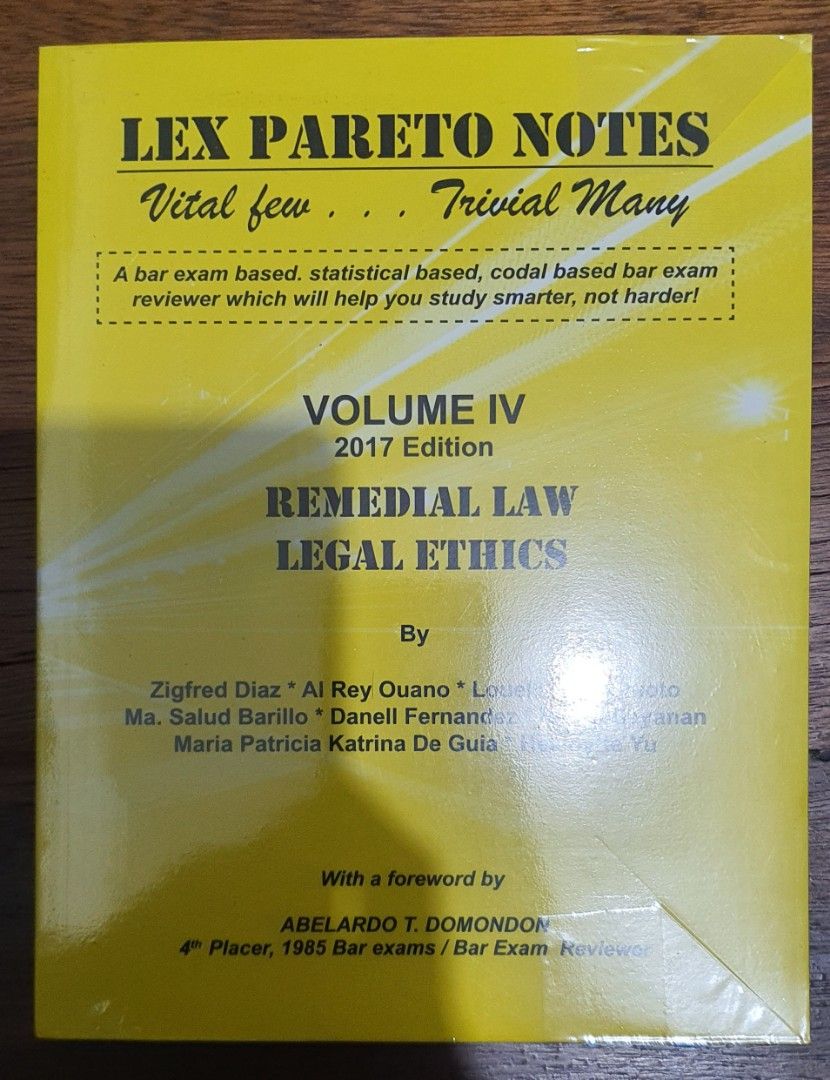 Lex Pareto 2017 Revised Edition (All 4 Books), Hobbies & Toys, Books ...