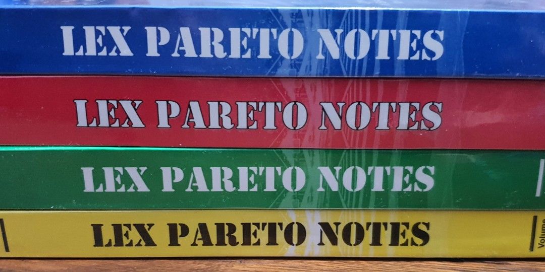 Lex Pareto 2017 Revised Edition (All 4 Books), Hobbies & Toys, Books ...