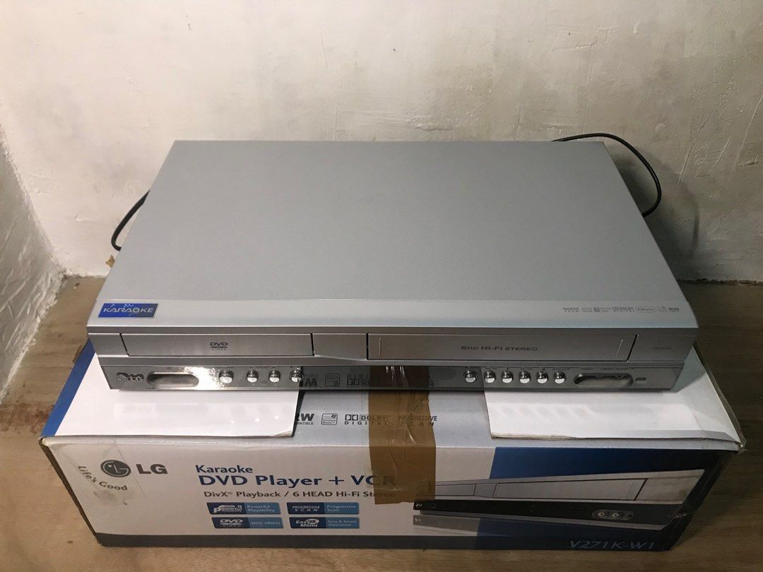LG Karaoke DVD Player + VCR on Carousell