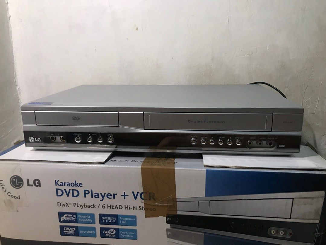 LG Karaoke DVD Player + VCR on Carousell