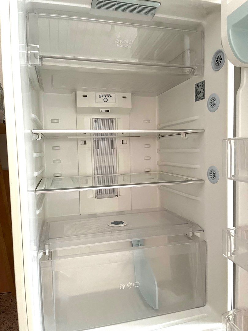 LG white refrigerator (Still looks good! In good working condition), TV ...