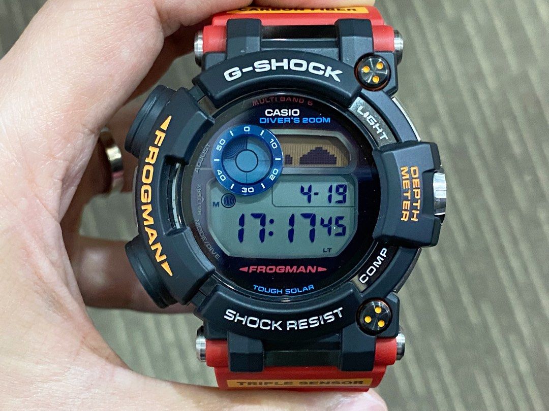 Like New Oct 19 Local Casio G Shock Frogman Antarctic Research ROV GWF ...