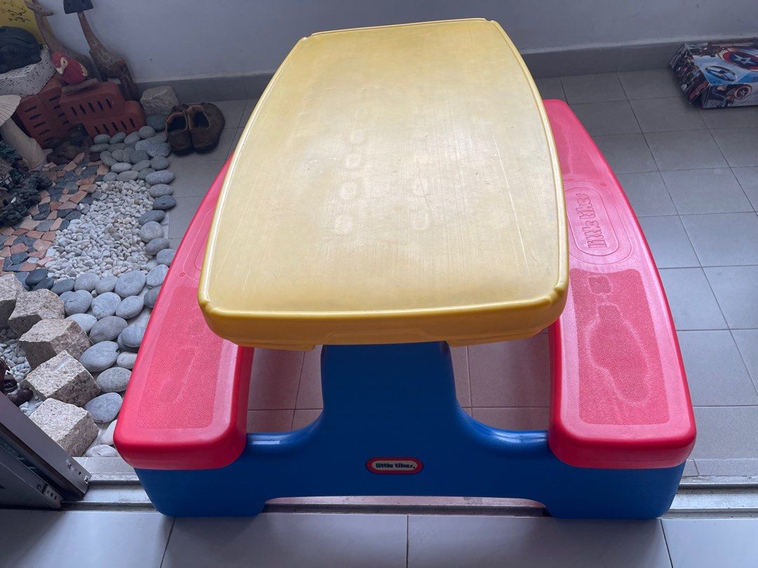 Little Tikes study bench, Babies & Kids, Baby Nursery & Kids Furniture ...