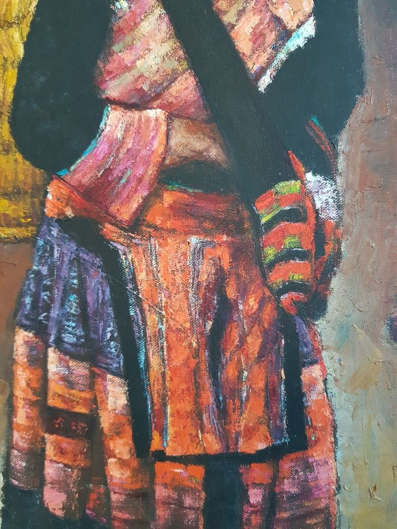 Livelihood I - BN Original Oil Painting with Frame, Hobbies & Toys ...