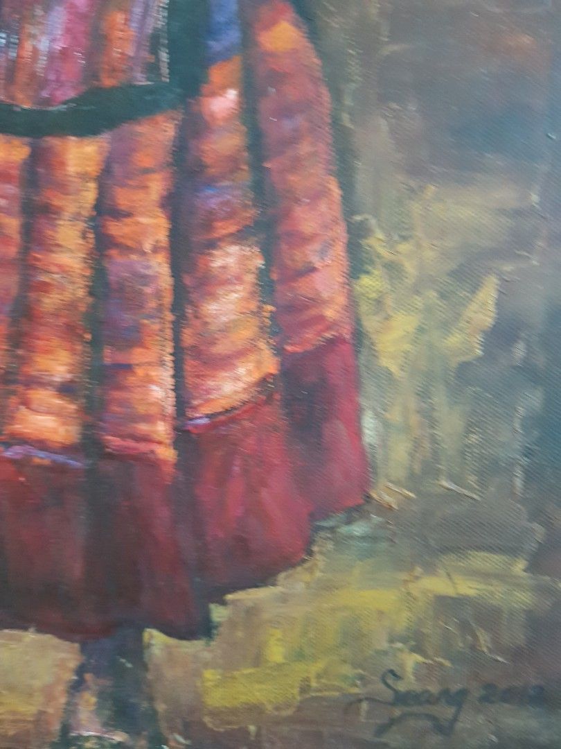 Livelihood I - BN Original Oil Painting with Frame, Hobbies & Toys ...