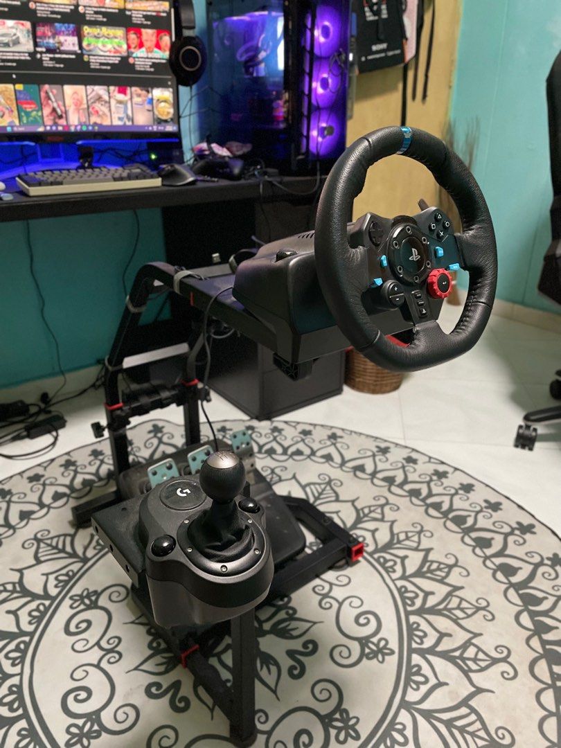 Logitech G29 with S5 Evo Stand, Video Gaming, Gaming Accessories ...