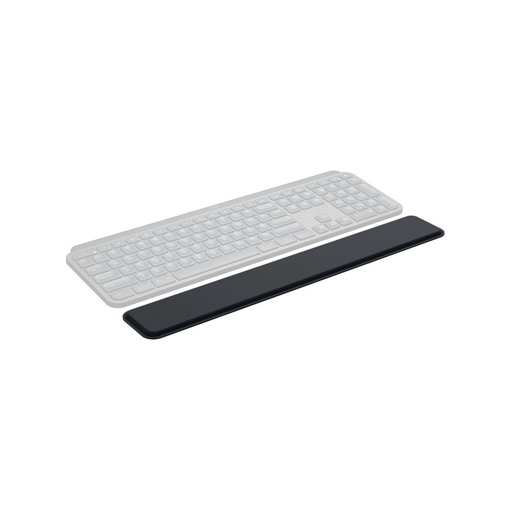 Logitech MX Keys Wireless Illuminated Keyboard + Logitech MX Palm Rest ...