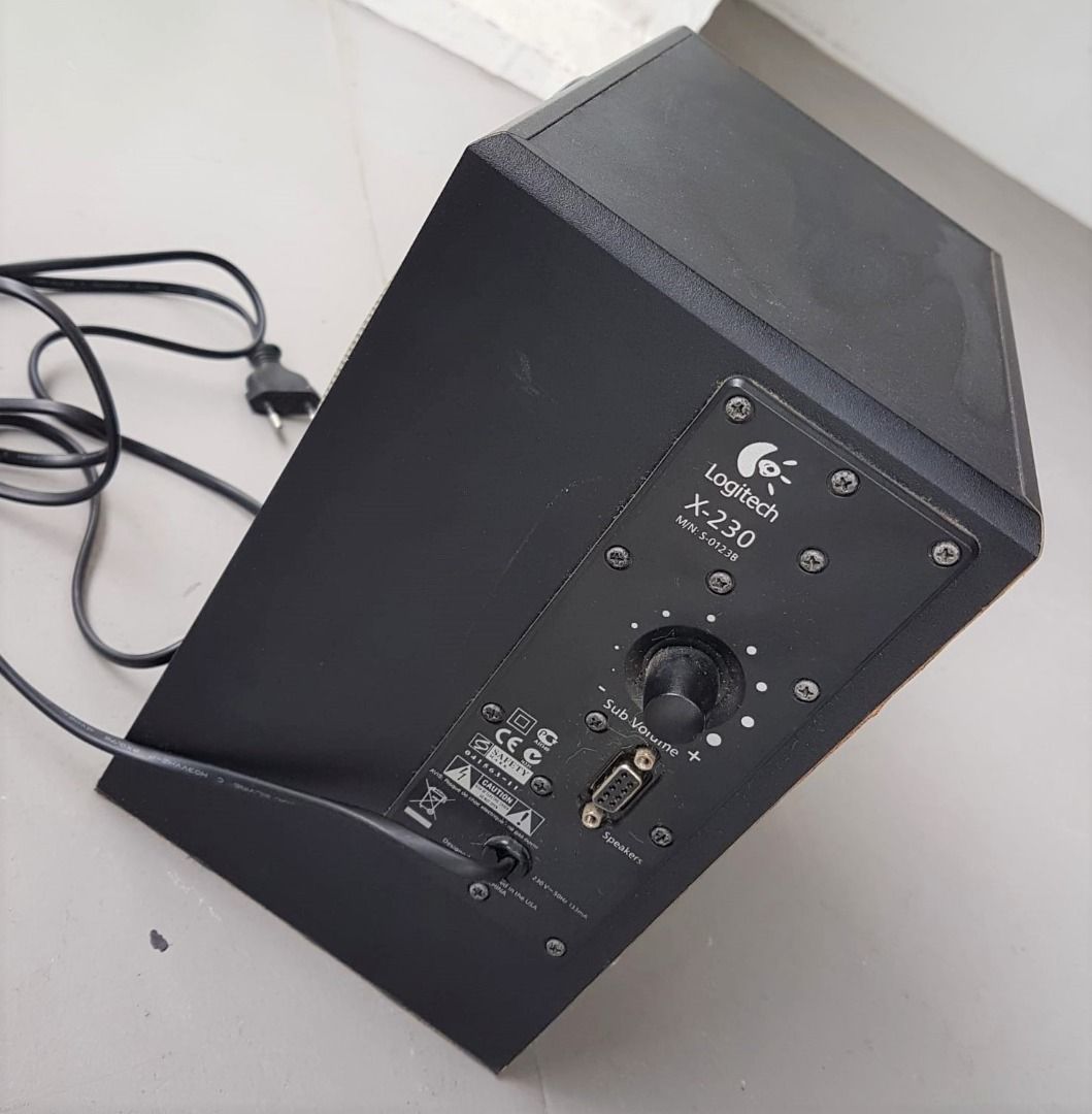 Logitech X-230 Stereo Speaker System, Multimedia, TV, PC, Computer ...