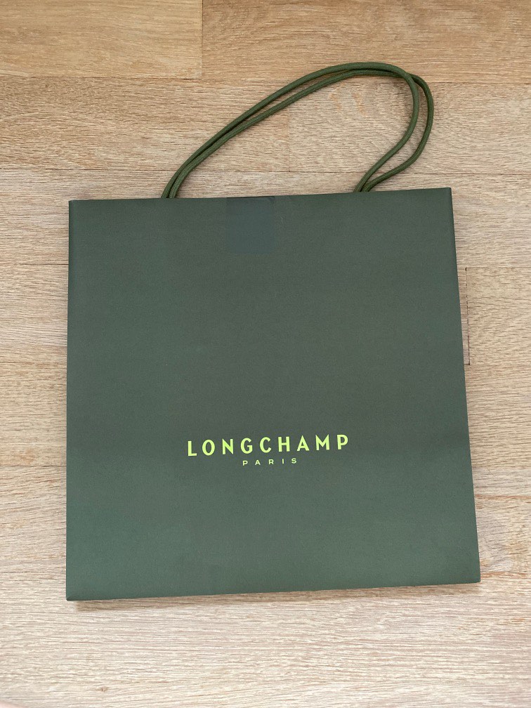 Longchamp Paper Bag, Luxury, Bags & Wallets on Carousell