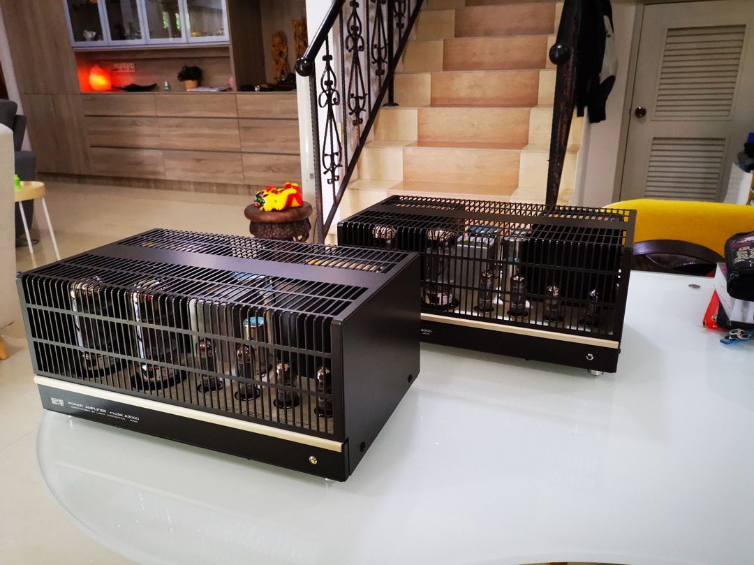 Luxman A3000 Monoblock Tube Power Amp (6550/KT88 Tube) (100V Used), Audio, Soundbars, Speakers ...