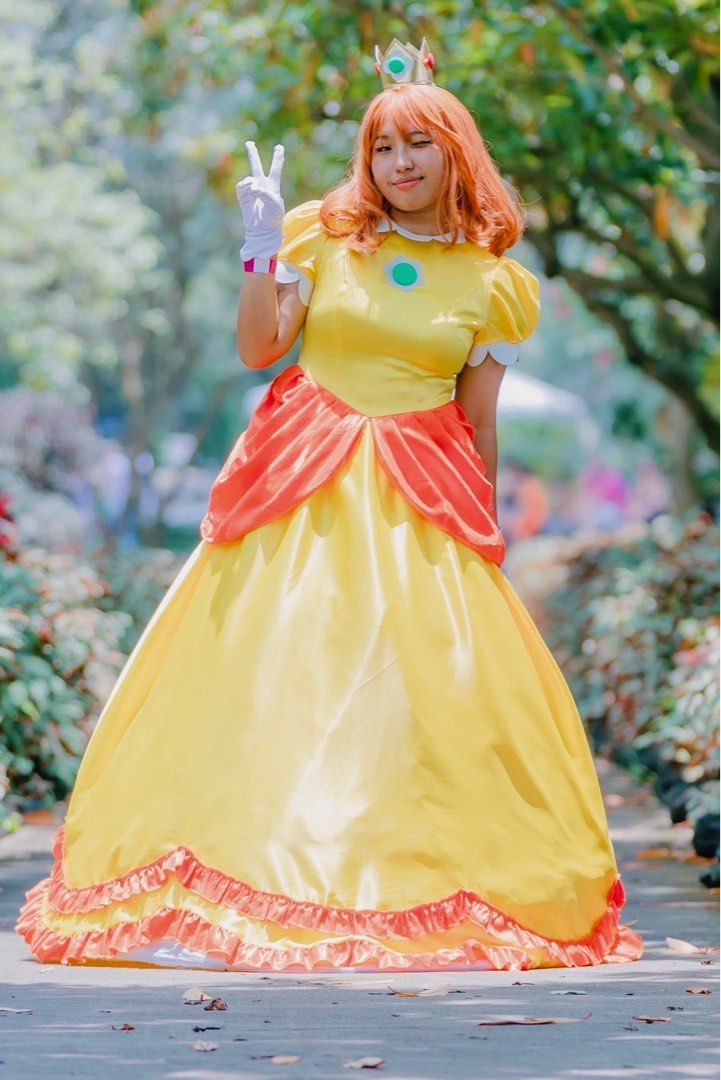 Mario Princess Daisy Cosplay, Hobbies & Toys, Toys & Games on Carousell