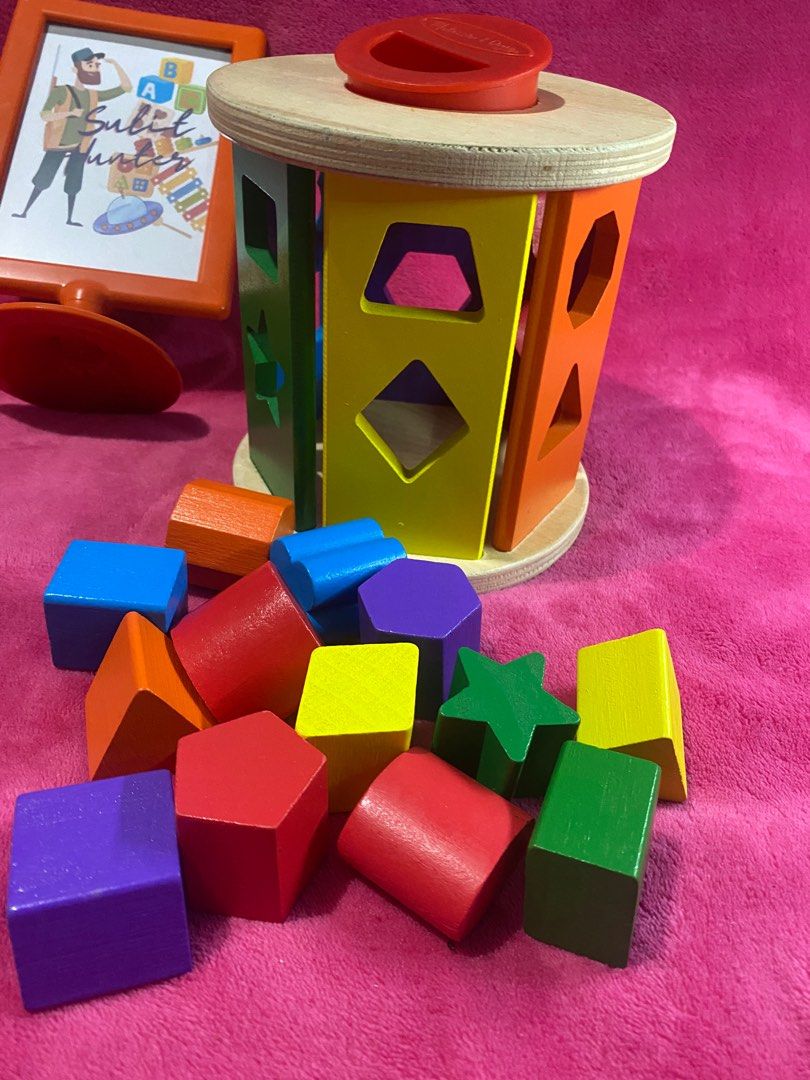 Melissa& Doug Shape sorter, Hobbies & Toys, Toys & Games on Carousell