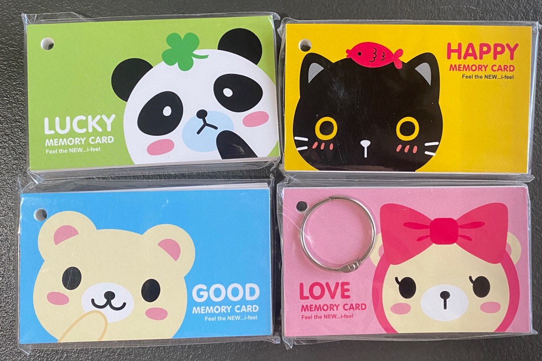 Memo cards on Carousell