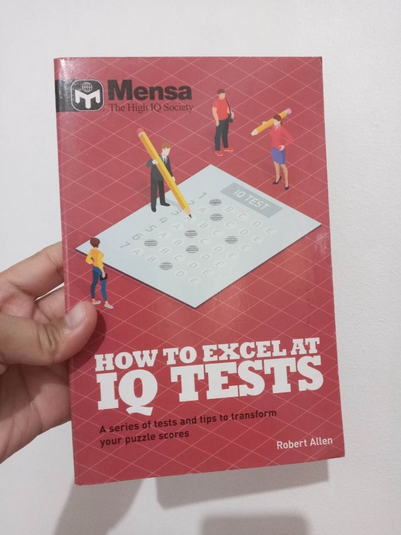Mensa: How to Excel at IQ Tests preloved on Carousell