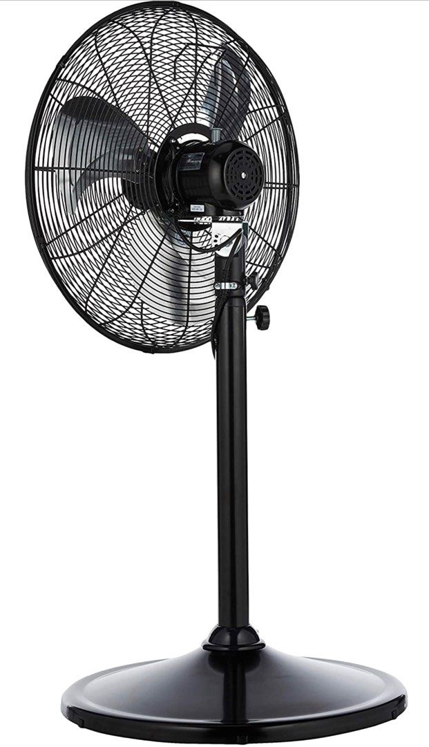MISTRAL MISF2050 Metal Stand Fan, 20 inch, black, TV & Home Appliances ...