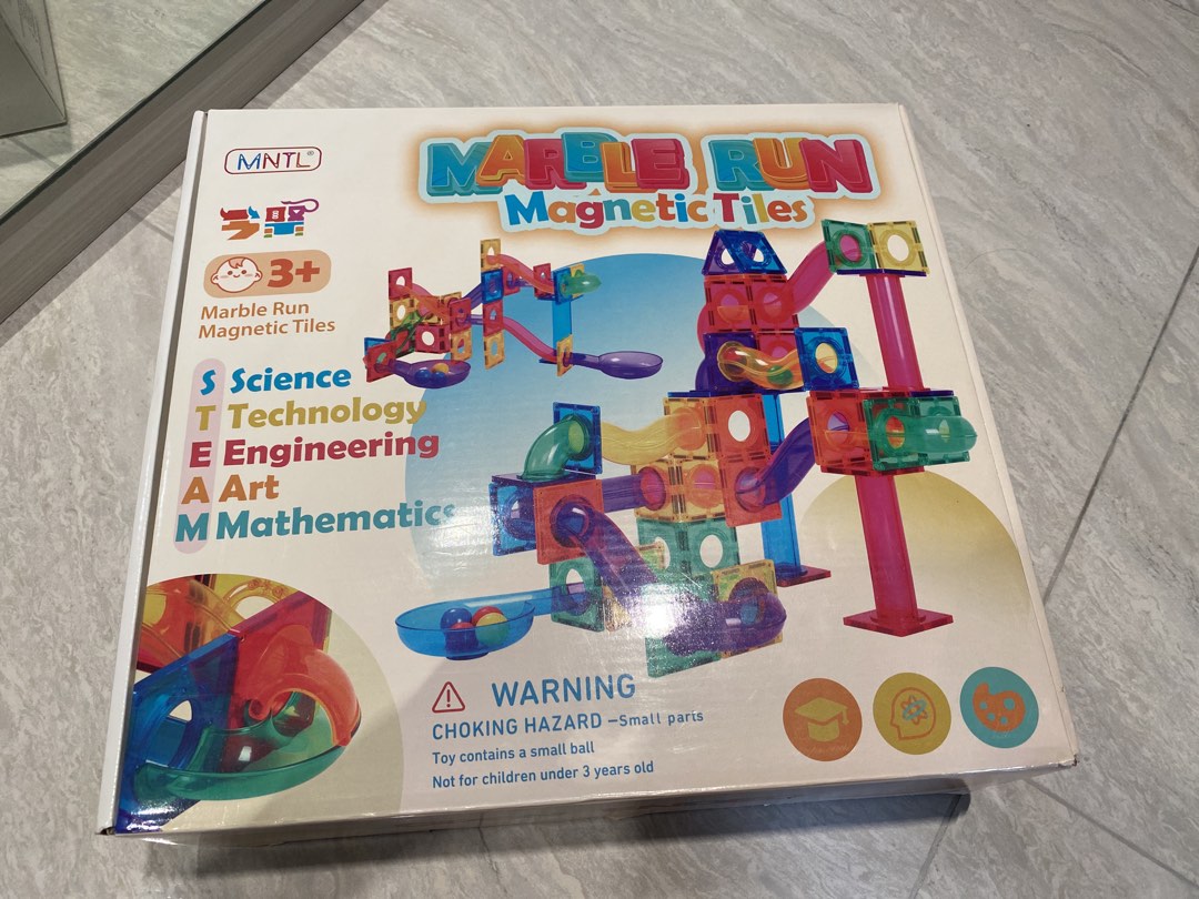 Mntl magnetic ball run 100pcs, Hobbies & Toys, Toys & Games on Carousell