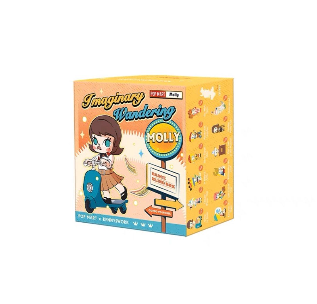 MOLLY imaginary wandering series ENAMEL BADGES POPMART / FULL SET ...