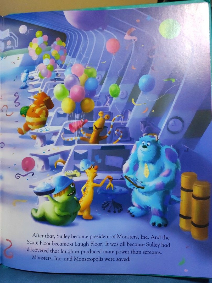 Monsters Inc Disney movie collection special Storybook series on Carousell