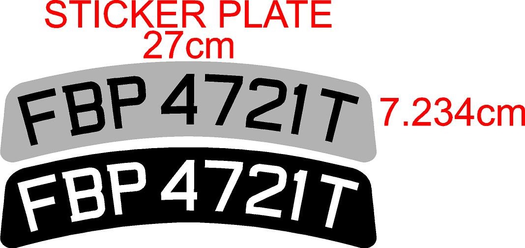 MOTORCYCLE PLATE NUMBER (SENJA ROAD), Motorcycles, Motorcycle ...
