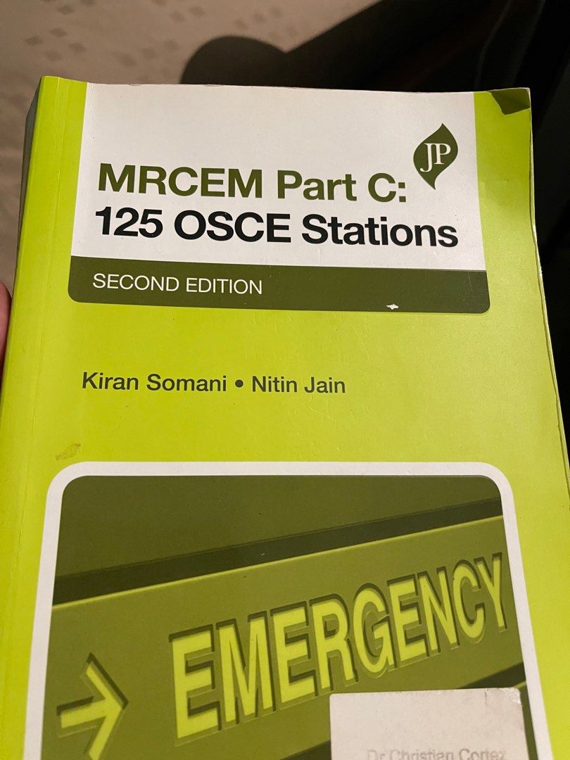 MRCEM Part C: OSCE Stations 2nd edition, Hobbies & Toys, Books ...