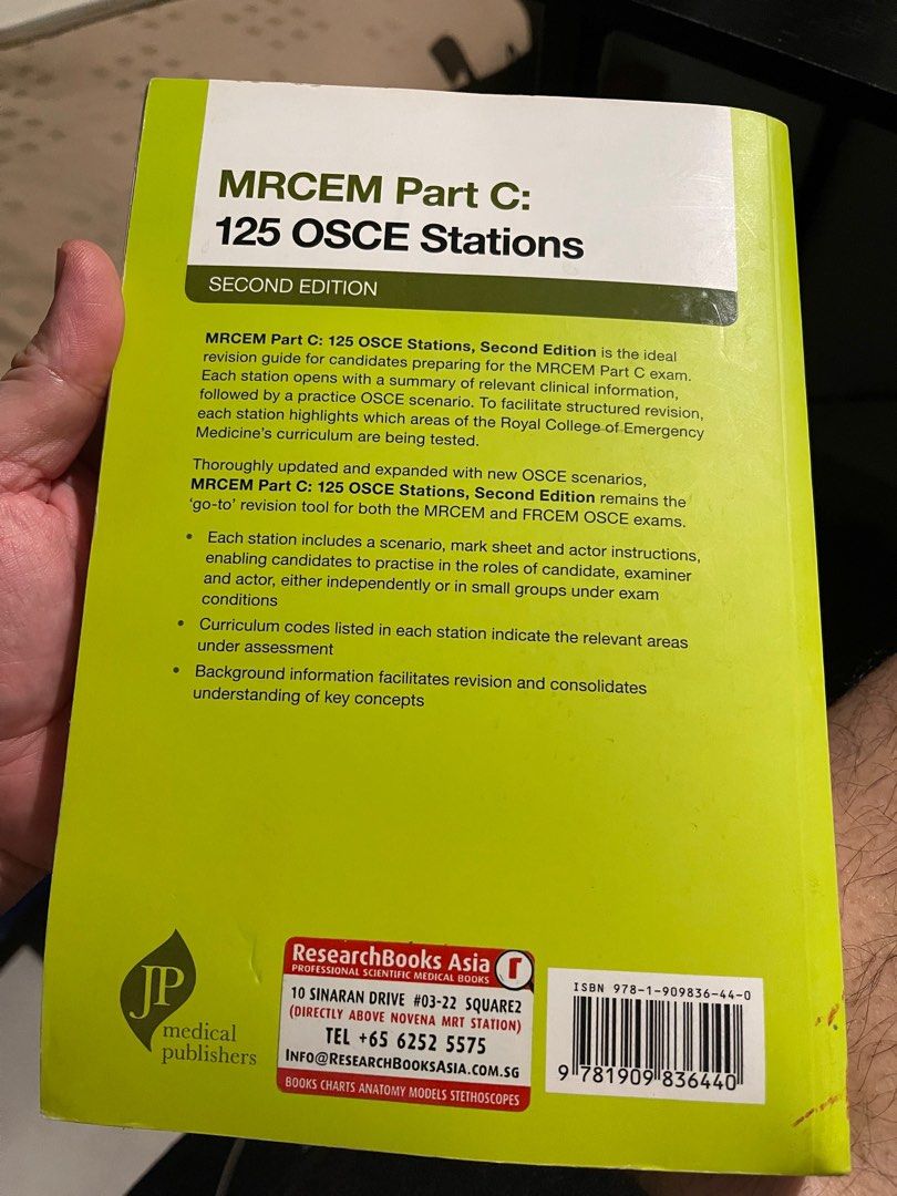 MRCEM Part C: OSCE Stations 2nd edition, Hobbies & Toys, Books ...