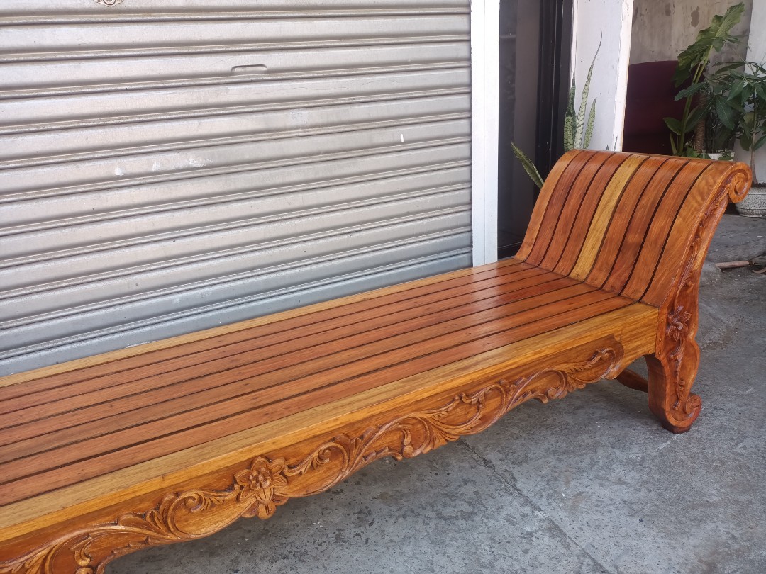 Narra Divan Bench on Carousell