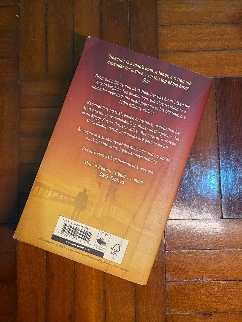 Never go back (Jack Reacher) by Lee Child *postage included, Hobbies ...