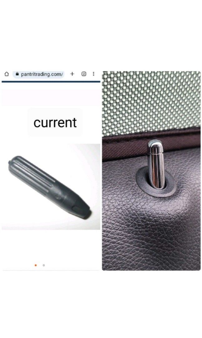 New metal 4pcs Mercedes door lock pin chrome, blue, carbon and 2 types ...