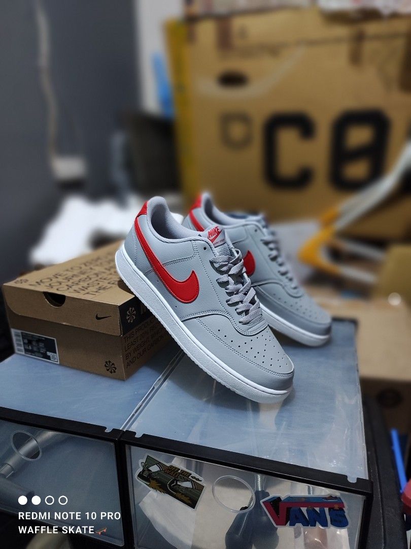 NIKE COURT VISION LOW (WOLF GREY) Brand New & Original/Legitimate ...