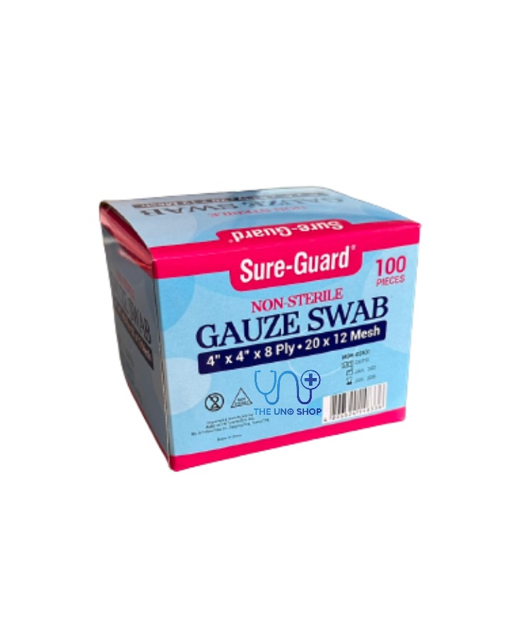 Non Sterile Gauze Sureguard, Health & Nutrition, Medical Supplies & Tools on Carousell