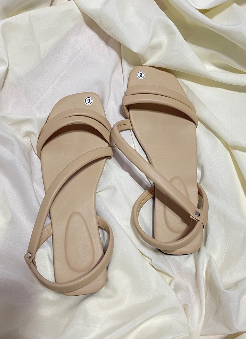 Nude Sandals on Carousell