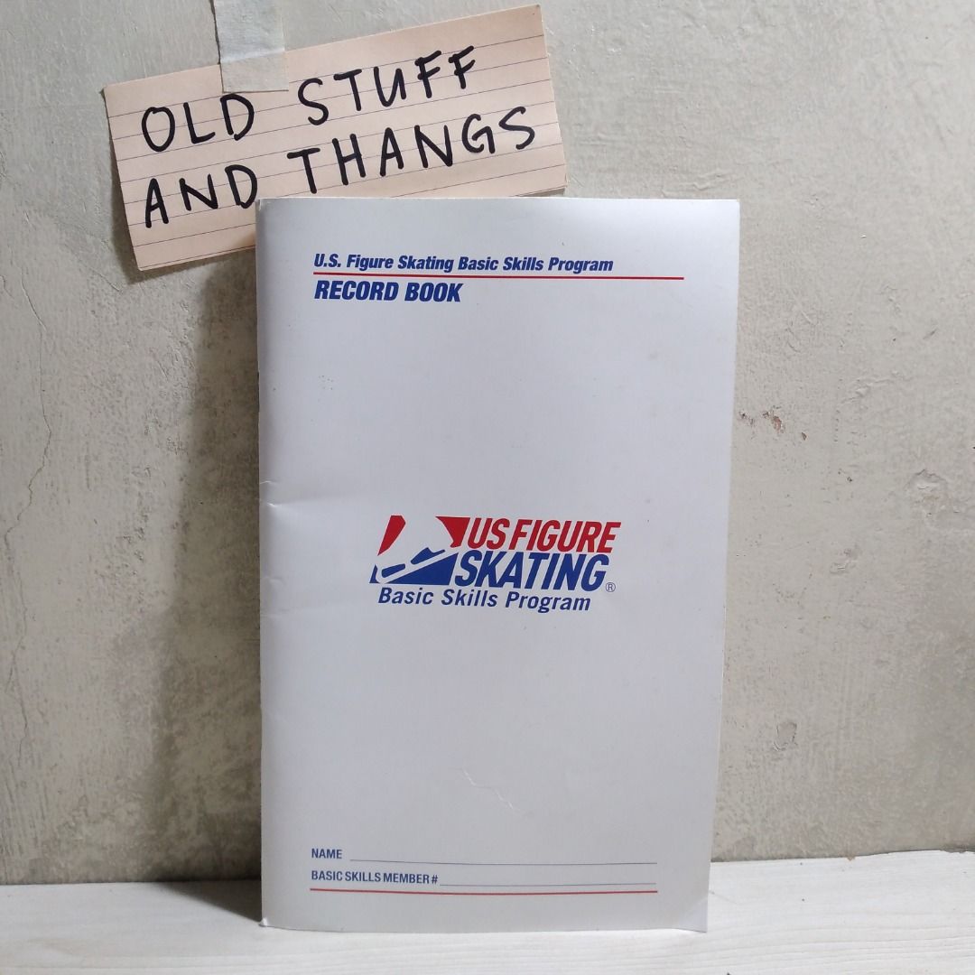 old booklet: US FIGURE SKATING BASIC SKILLS PROGRAM RECORD BOOK ...