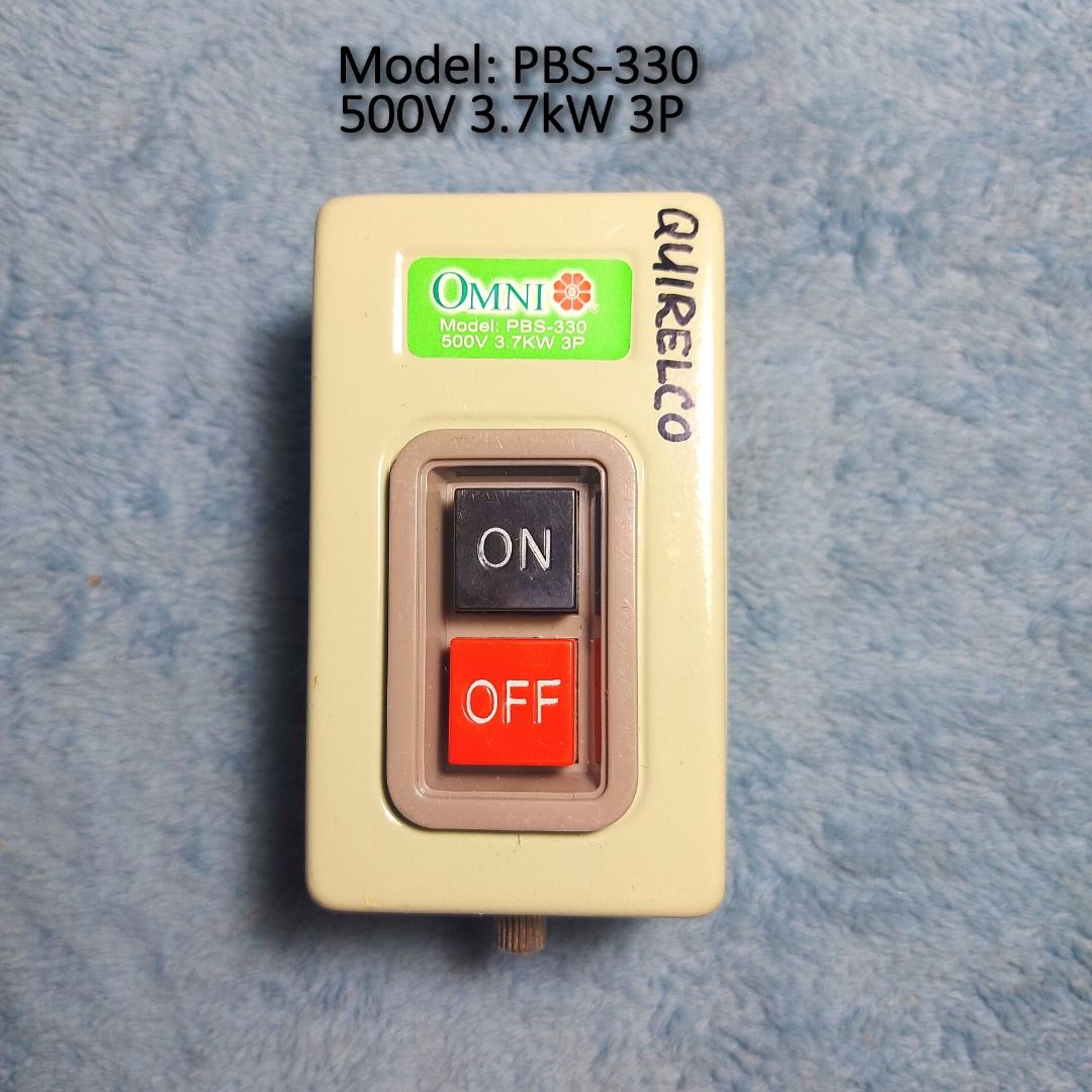Omni Power Push Button "On-Off" Switch 30A, TV & Home Appliances ...
