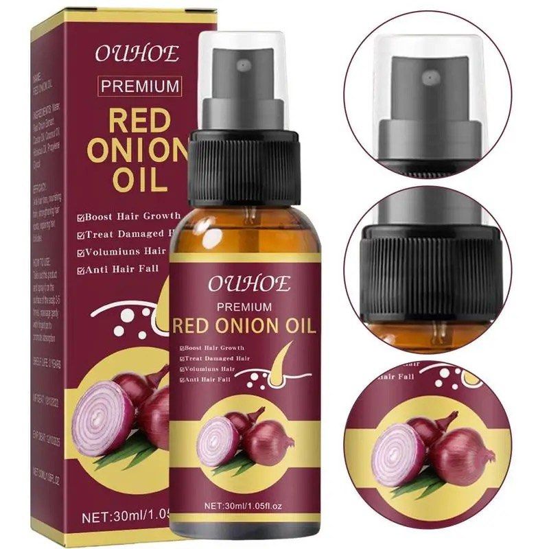 Onion Hair Thickening Spray 30ML Hair Oil With Onion Extract Hair Tonic ...