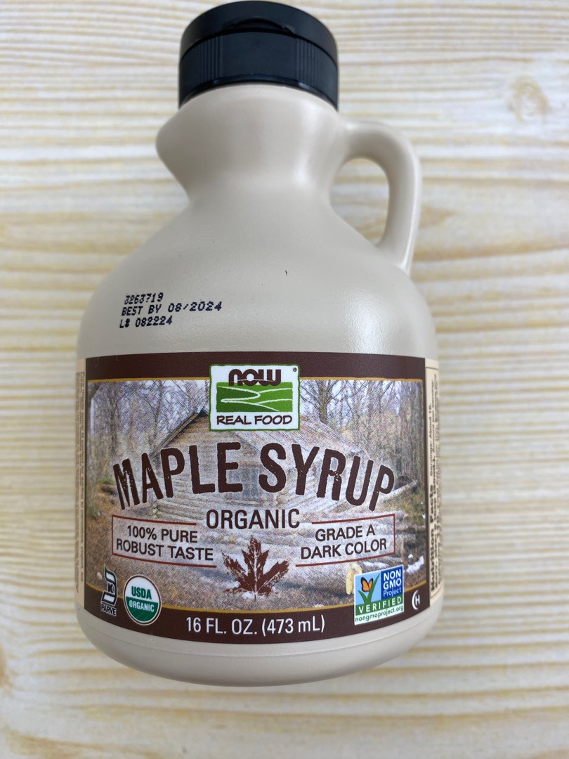 Organic maple syrup grade A 有機楓樹糖漿 16oz, 嘢食 & 嘢飲, 飲料 - Carousell
